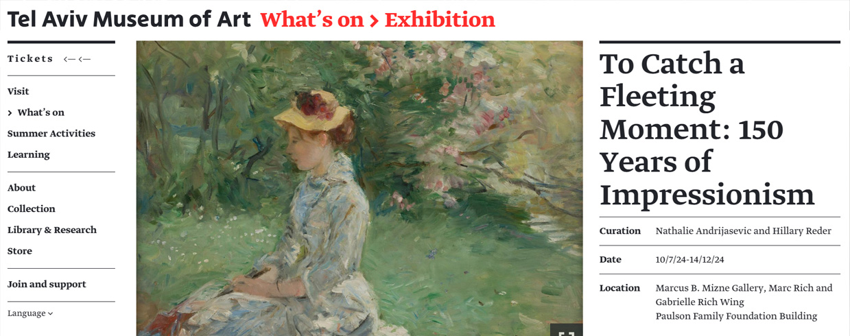 Global Celebrations of the Impressionist Art Revolution's 150th Anniversary